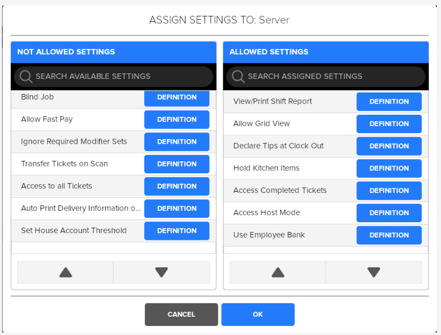 Employee Bank Overview on SkyTab POS – Shift4 Knowledge