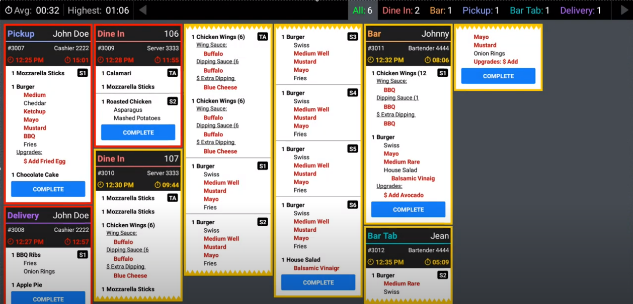 Change Ticket Size on the SkyTab KDS – Shift4 Knowledge