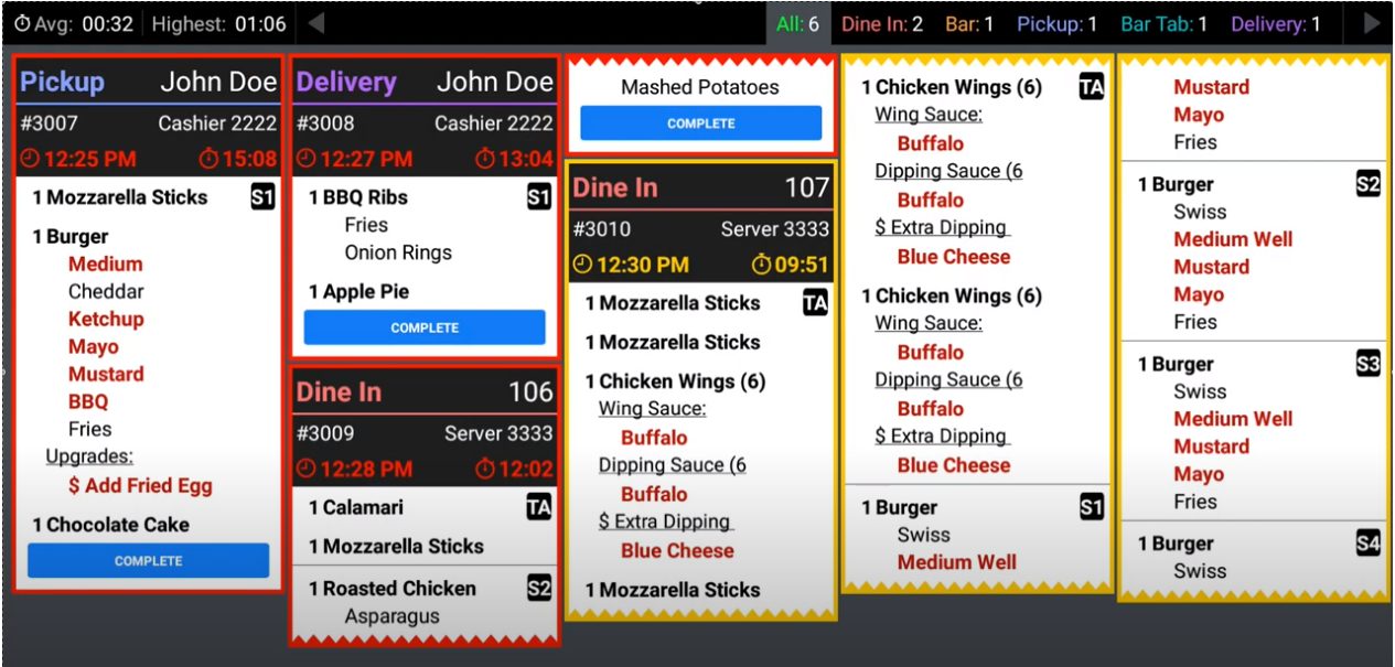 Change Ticket Size on the SkyTab KDS – Shift4 Knowledge