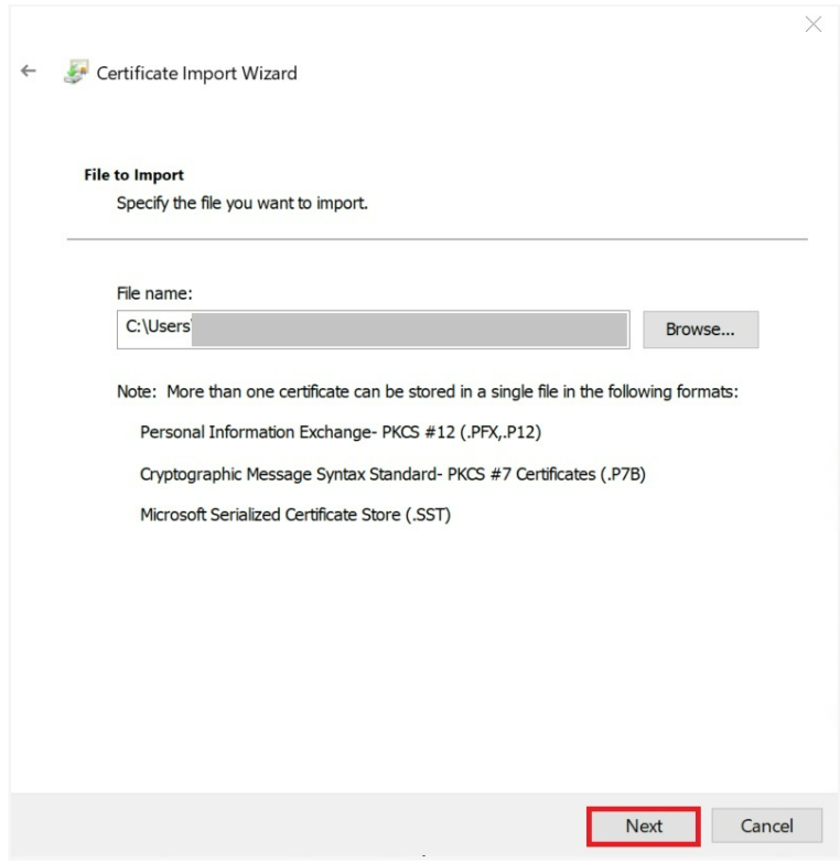 Install a Universal Transaction Gateway Certificate in Windows 7/10 – Shift4 Knowledge