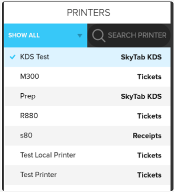 Resend KDS Configuration From SkyTab POS – Shift4 Knowledge