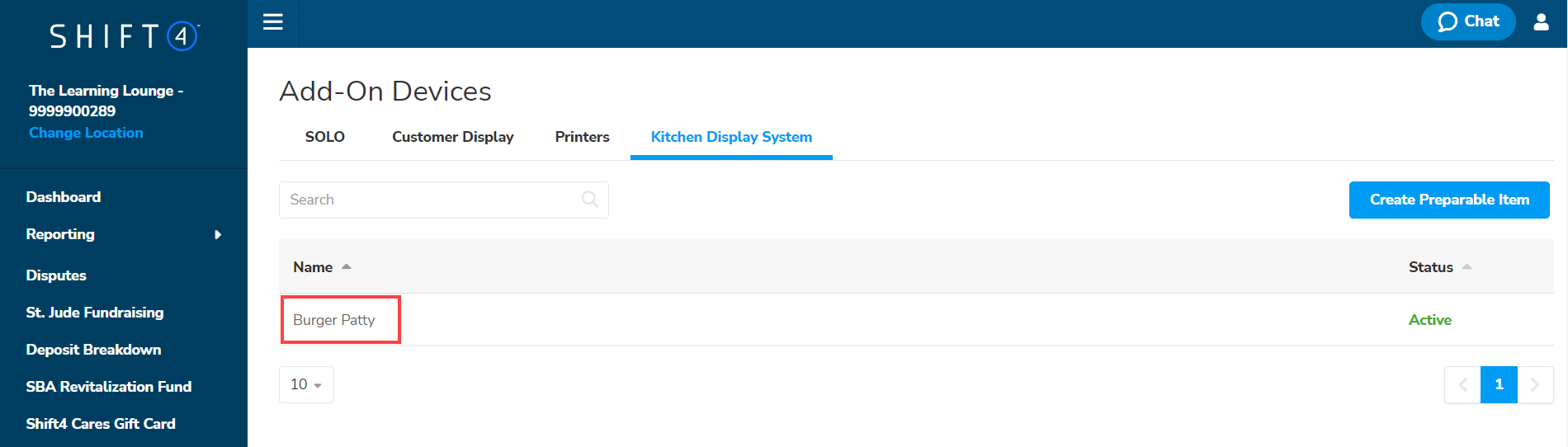Add a Menu Item or Modifier to a Preparable Item for SkyTab KDS – Shift4 Knowledge