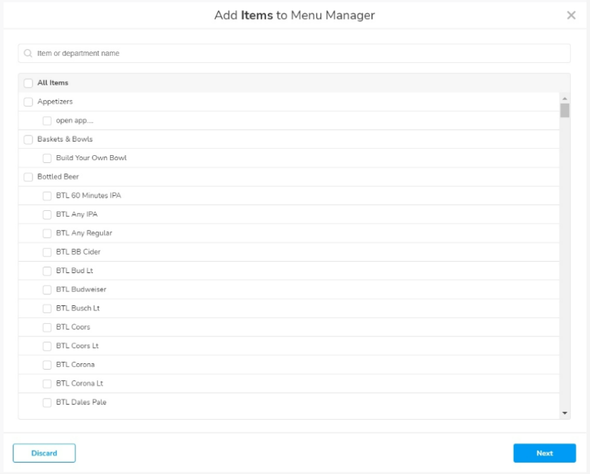 Import Items to SkyTab Menu Manager From Your POS – Shift4 Knowledge