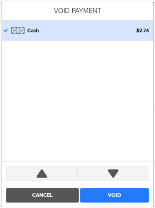 Void a Payment on SkyTab POS – Shift4 Knowledge