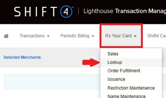 Deactivate a Lost or Stolen It's Your Card Gift Card in Lighthouse Transaction Manager – Shift4 ...