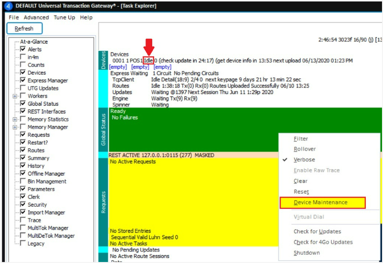 Resolve Issue for Ingenico PIN Pad Screen is Blank or Blacked Out – Shift4 Knowledge