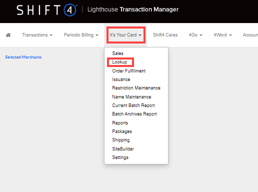 Forced Full Amount of IYC Gift Cards in Lighthouse Transaction Manager – Shift4 Knowledge