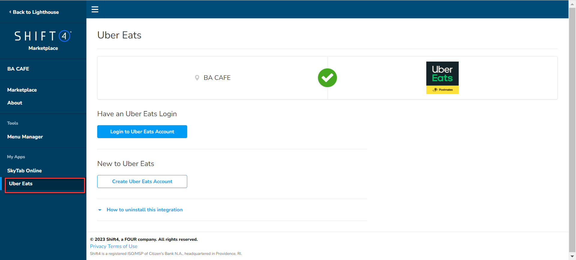 Use Marketplace for SkyTab POS – Shift4 Knowledge