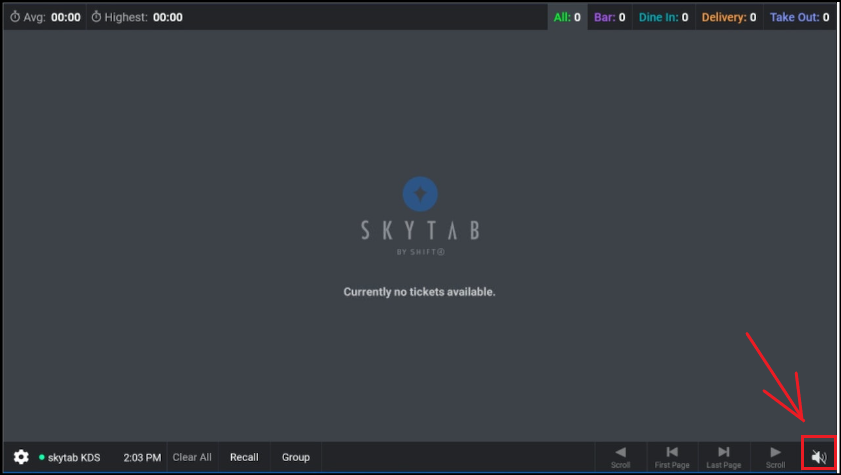 Enable Sound on SkyTab KDS – Shift4 Knowledge