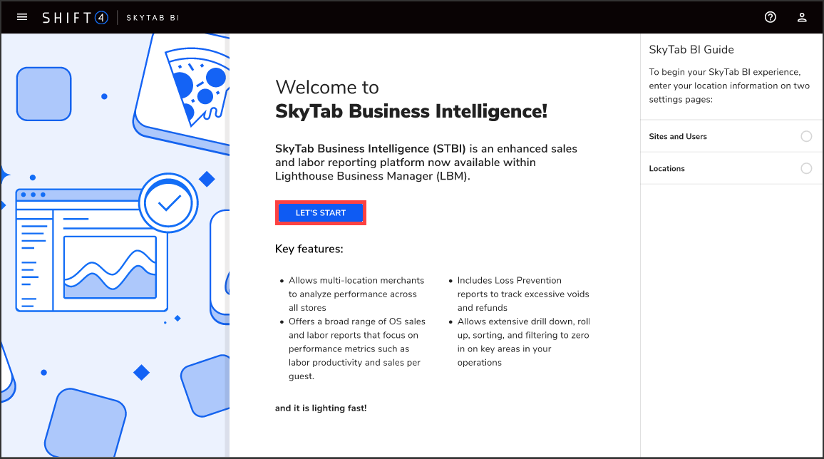SkyTab Business Intelligence Merchant Quick Setup Guide – Shift4 Knowledge