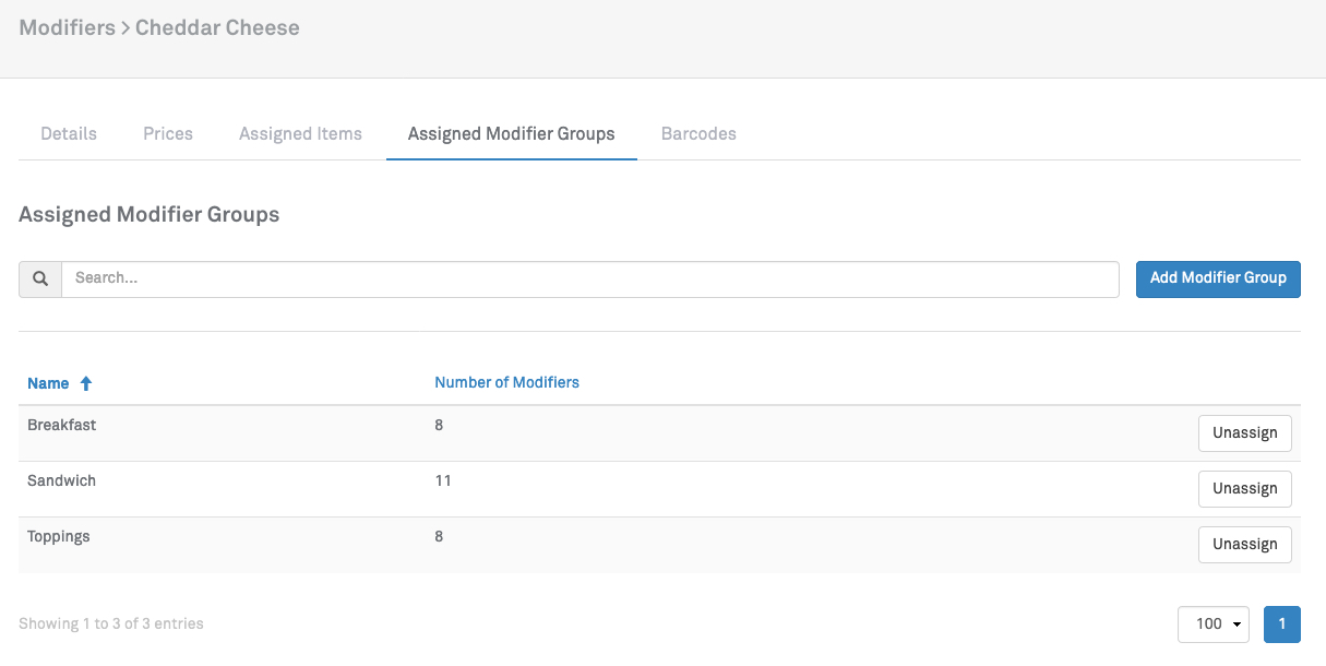 Modifiers in Connect for Appetize – Shift4 Knowledge