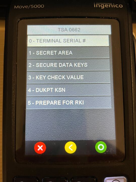 Review Injected PIN Encryption Keys or Point to Point Encryption Keys on Ingenico TETRA Devices ...