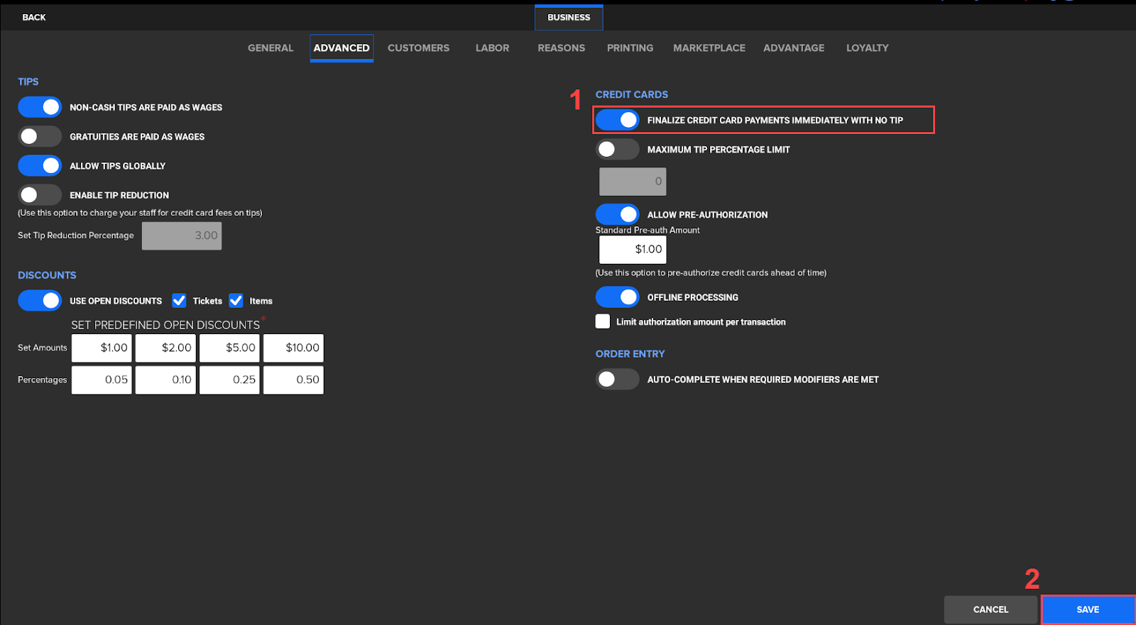 Adjust Tips on SkyTab POS – Shift4 Knowledge