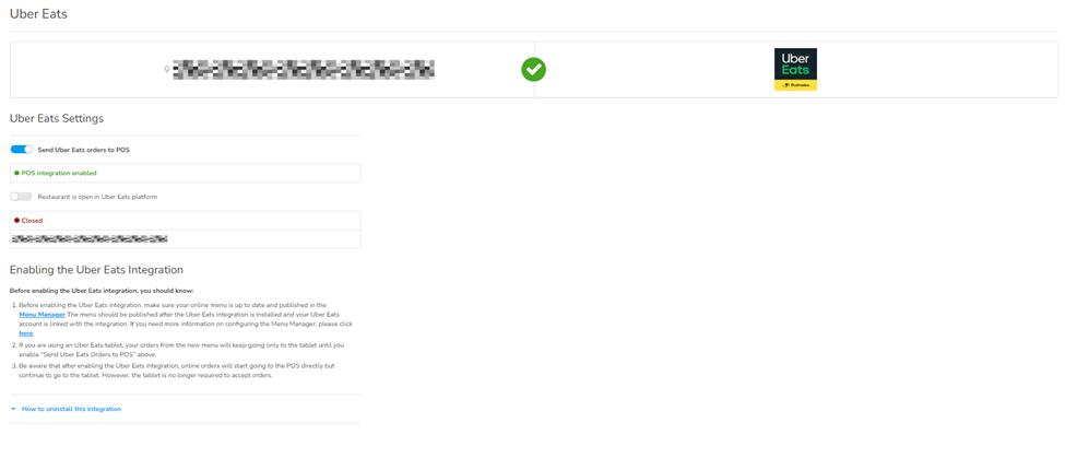 Resolve an Uber Eats Stays Disabled Issue – Shift4 Knowledge