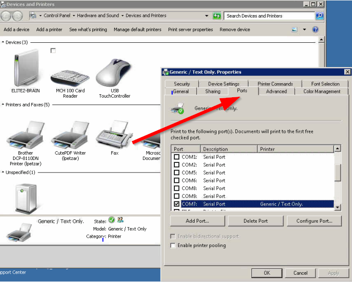 Create “Generic / Text Only” Printer – Shift4 Knowledge