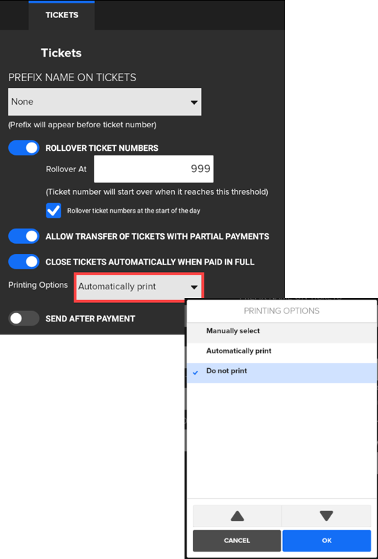 Resolve Open Tickets "Amount Due: $0.00" Issue on SkyTab POS – Shift4 Knowledge