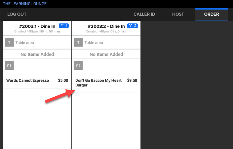 Split a Ticket (Check) on SkyTab POS – Shift4 Knowledge