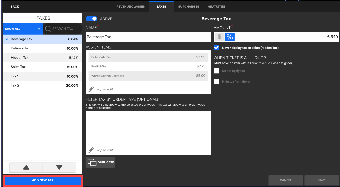 Use Accounting Settings on SkyTab POS – Shift4 Knowledge