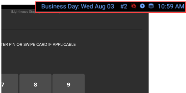 SkyTab POS Login Screen Overview – Shift4 Knowledge
